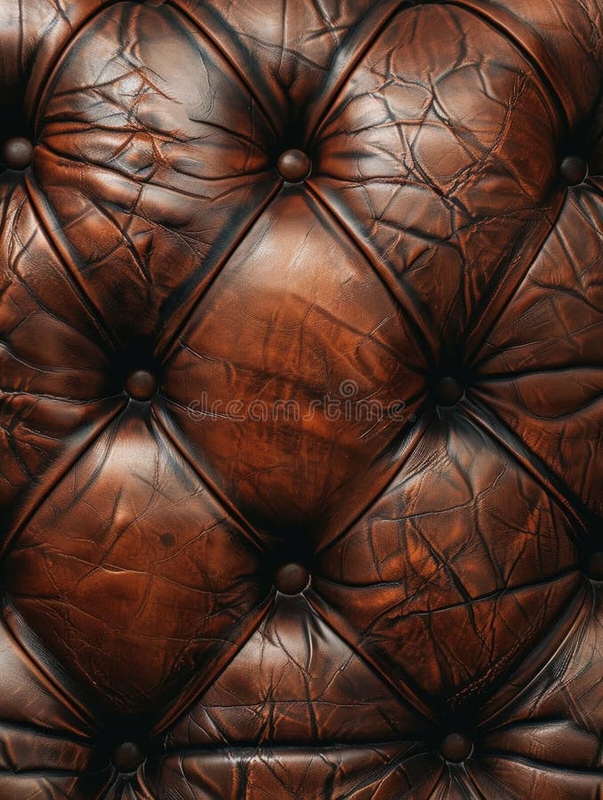 Intricate Tufted Leather Panels Create a Mesmerizing Trellis-like ...