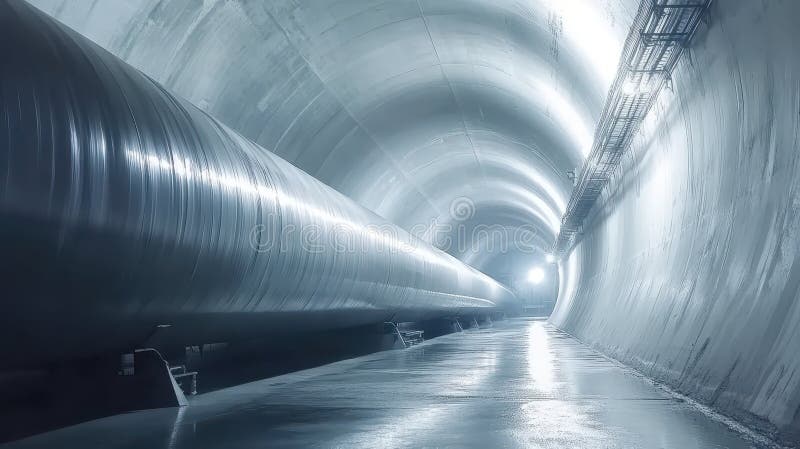 Intricate Tunnel Infrastructure, Exploring the Complex Network of Pipes ...