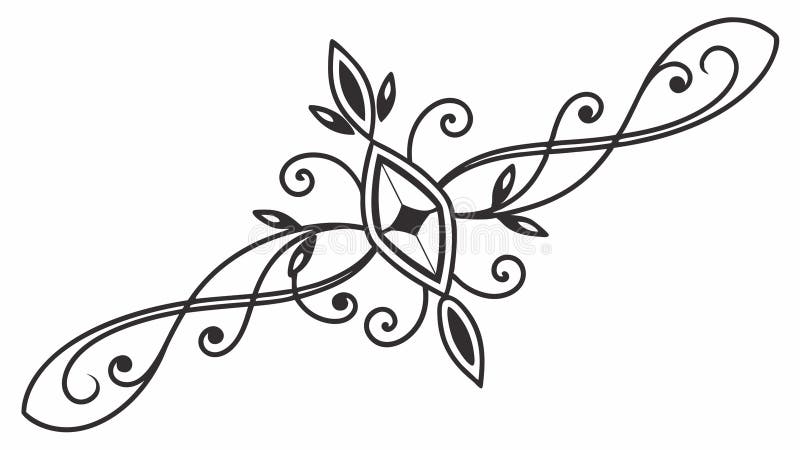 Celtic Knotwork Swirl Decorative Ornament, Vector Design Generative AI ...