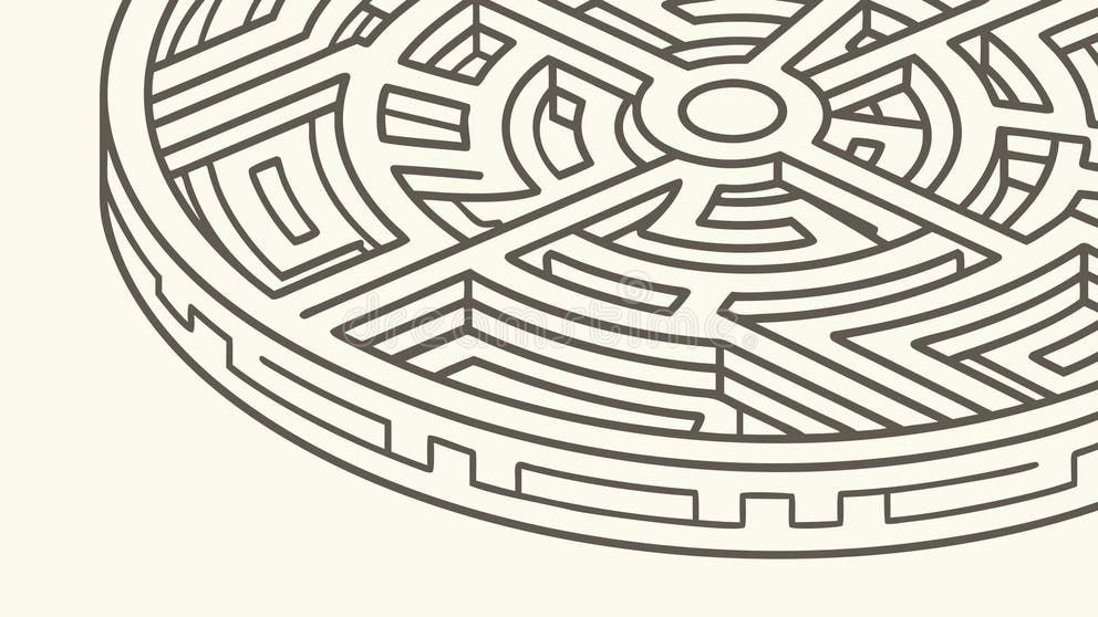 Complex Labyrinth Maze Pattern Stock Illustrations – 6,454 Complex ...
