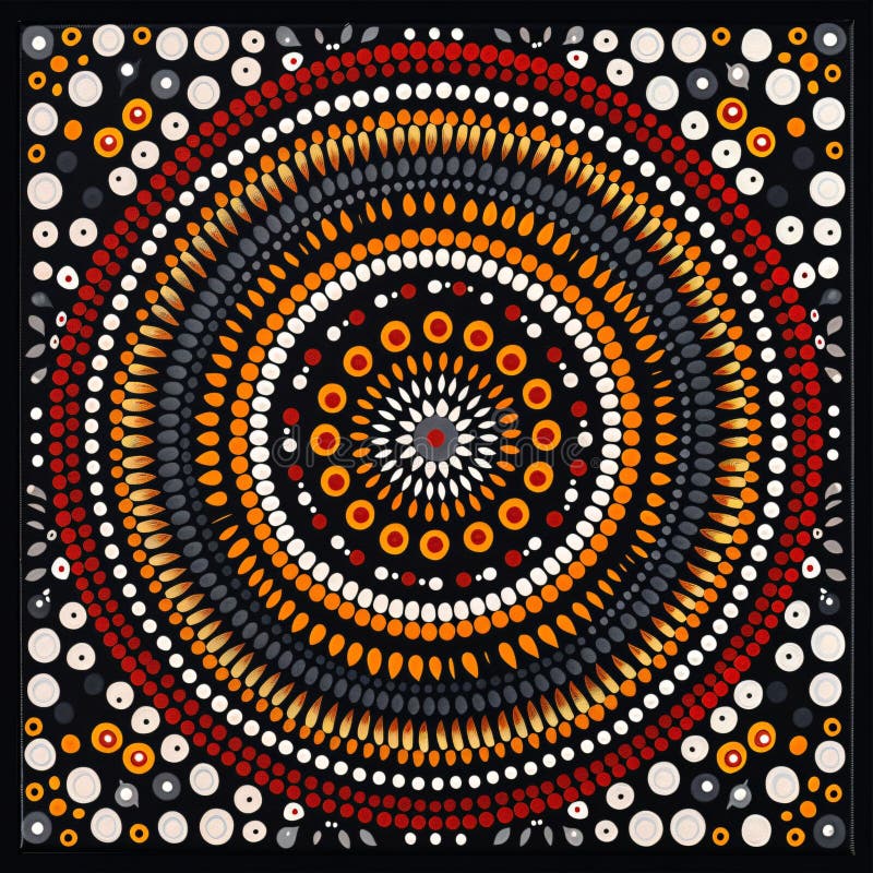 Mandala Dot Art Patterns Stock Illustrations – 309 Mandala Dot Art ...