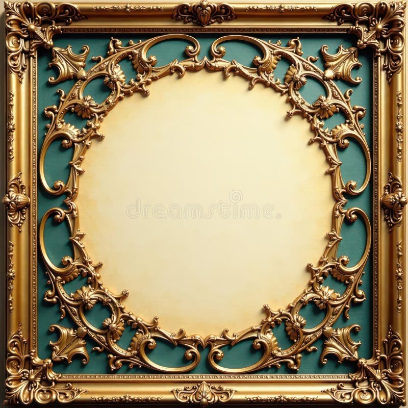 Intricate Vintage Frame, Regal Wedding Border, Wedding Invitation ...