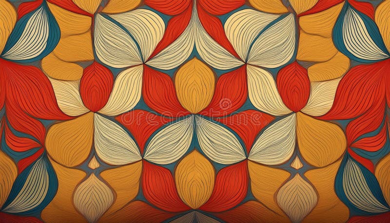 Abstract retro wallpaper stock illustration. Illustration of scheme ...