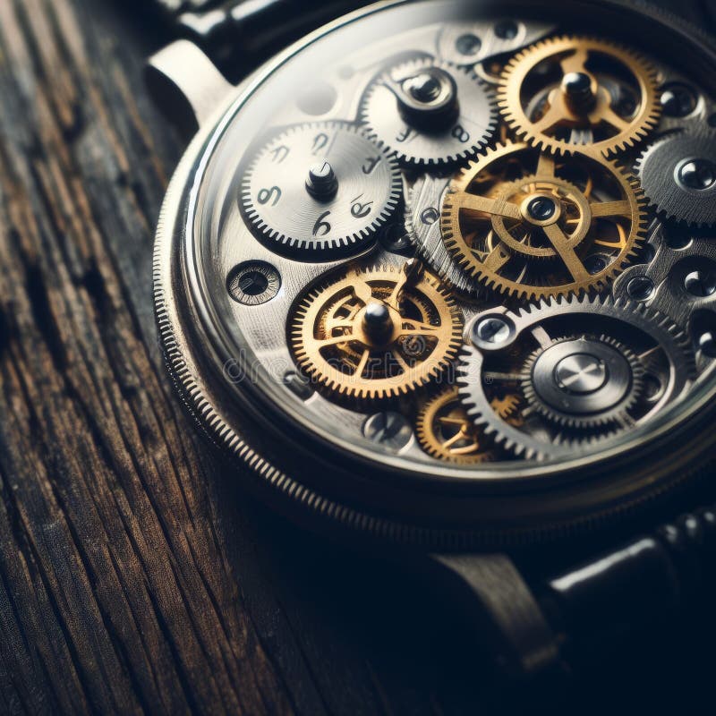 Intricate Watch Mechanism Close-up Stock Image - Image of heritage ...