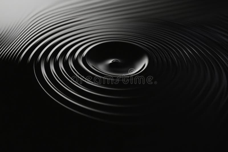 Intricate Water Ripples , a Stunning Abstract Design Stock Illustration ...