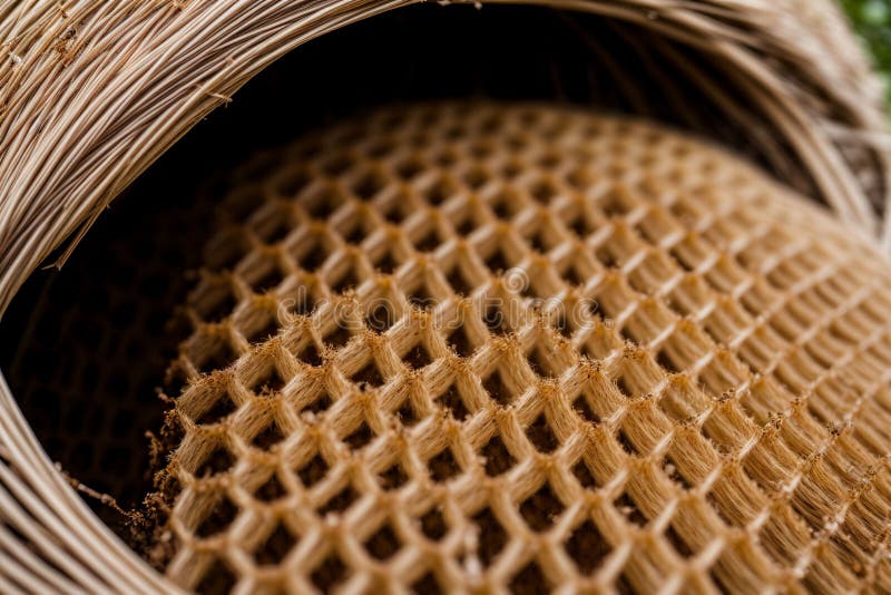 The Intricate Weave of a Beehive Nature S Architecture Stock ...