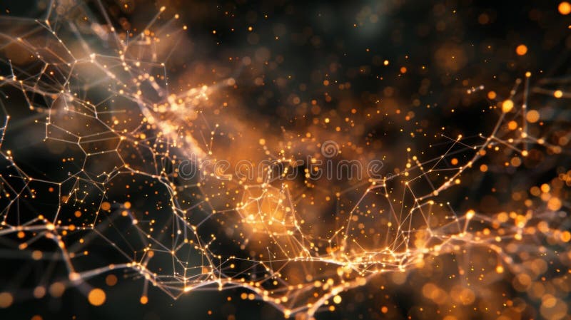 An Intricate Web of Charged Particles Colliding and Bouncing Off One ...