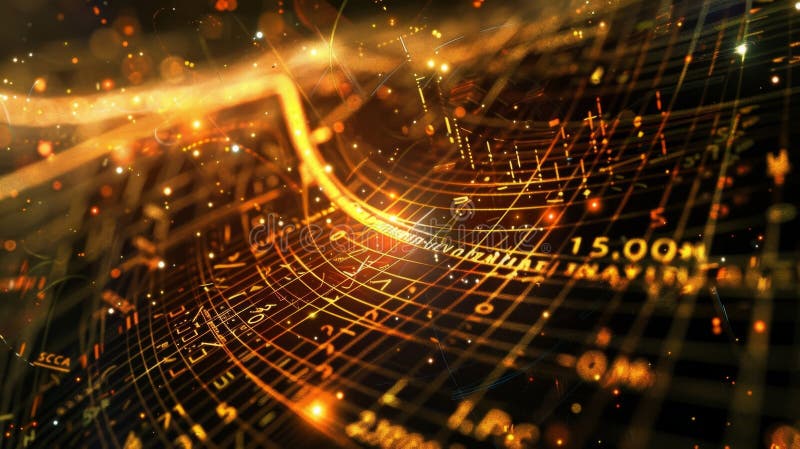 An Intricate Web of Data Points Interconnected by a Series of Intricate ...