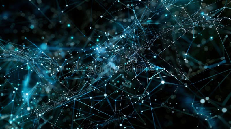 An Intricate Web of Threads Interconnecting Multiple Devices Portraying ...