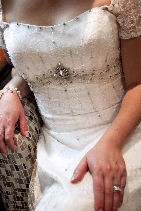 Intricate wedding dress stock photo. Image of linen, gown - 29628212