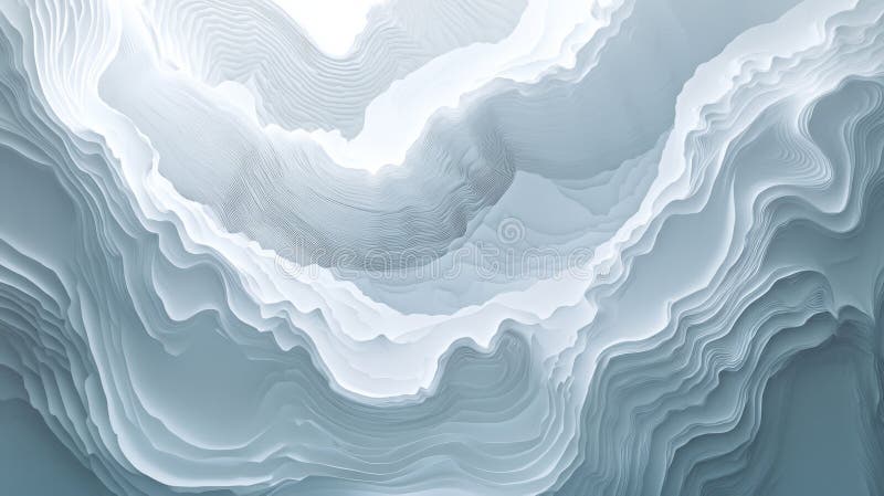 Intricate White Paper Layers Creating a Captivating Backdrop Stock ...