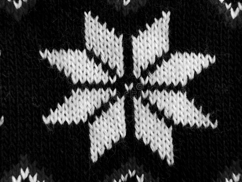 This Intricate Winter Knitting Pattern Showcases a Striking Symmetrical ...