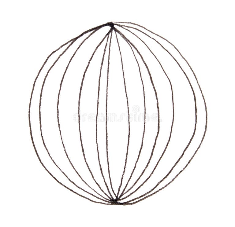 Intricate Wireframe Sphere Design on Background with Symmetrical ...