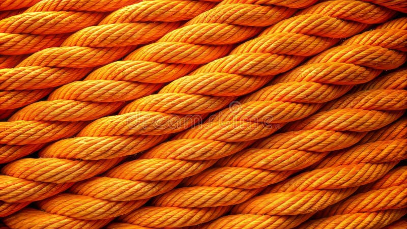 Intricate Woven Orange Rope Texture a Softly Lit Design Element for ...