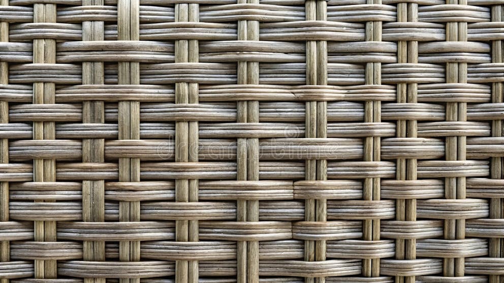 Intricate Woven Pattern of Interlaced Light Brown Strips. Generative AI ...