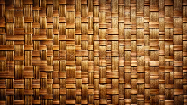 Intricate Woven Pattern of Interlocking Wood Strips a Textured ...