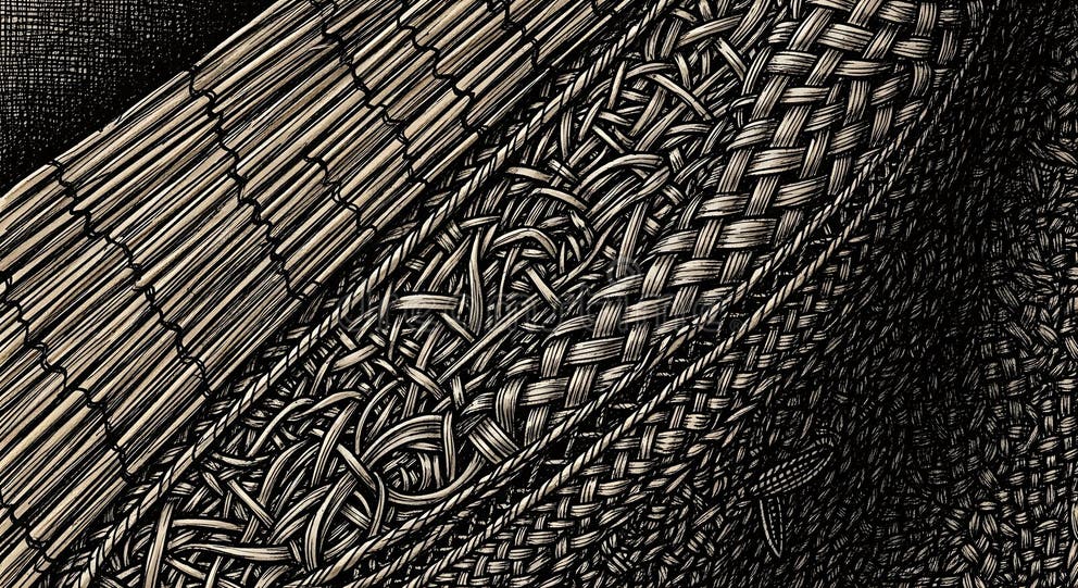 Intricate Woven Patterns Showcasing Diverse Textures and Weaving ...