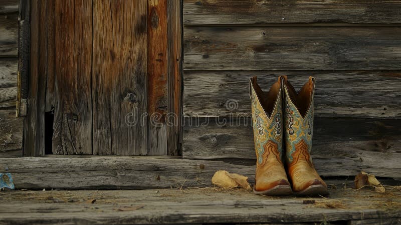 An Intricately Carved Wooden Backdrop Surrounds an Array of Cowboy ...