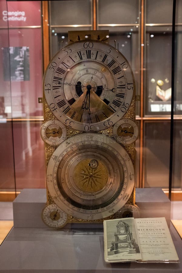 Intricately Designed Astronomical Clock. British Museum, Uk Editorial ...