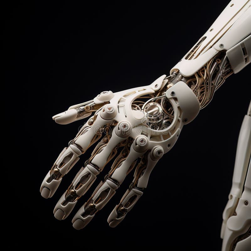 Intricately Designed Bionic Hand with Advanced Robotic Features. AI ...