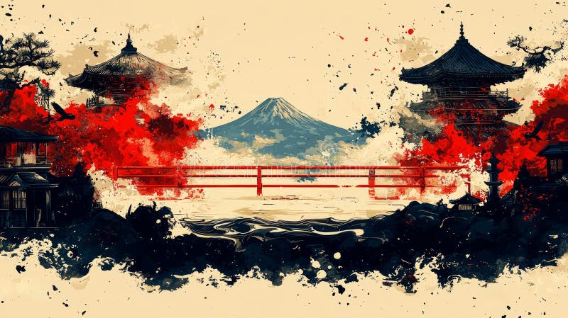 Intricately Designed Boxing Ring Features Stylized Fighters Action ...