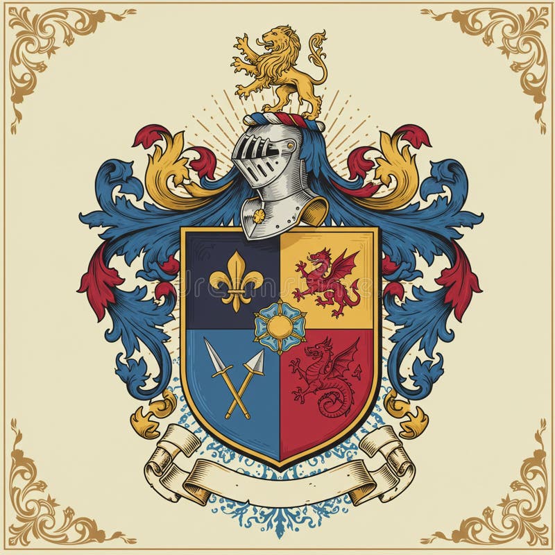 Heraldic Displays Stock Illustrations – 185 Heraldic Displays Stock ...