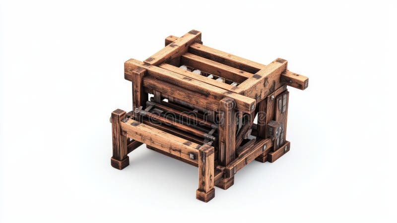 This is an Intricately Designed Wooden Workbench. Explore Its Unique ...
