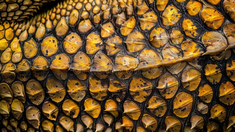 Intricately Detailed Lizard Skin Pattern Offers a Unique Texture with ...