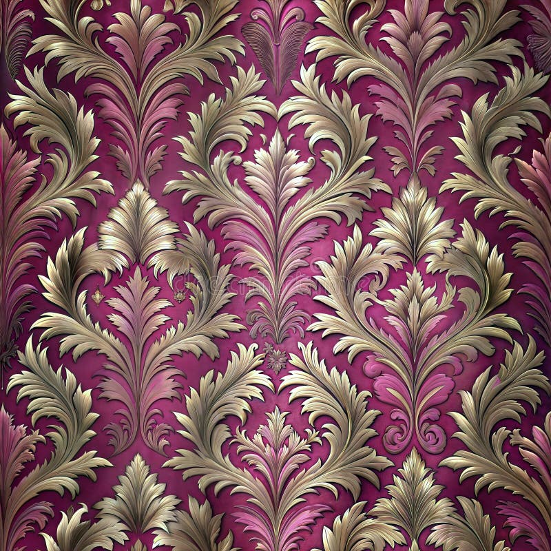 Intricately Detailed Old Wallpapers, Seamless Tile Pattern, AI ...