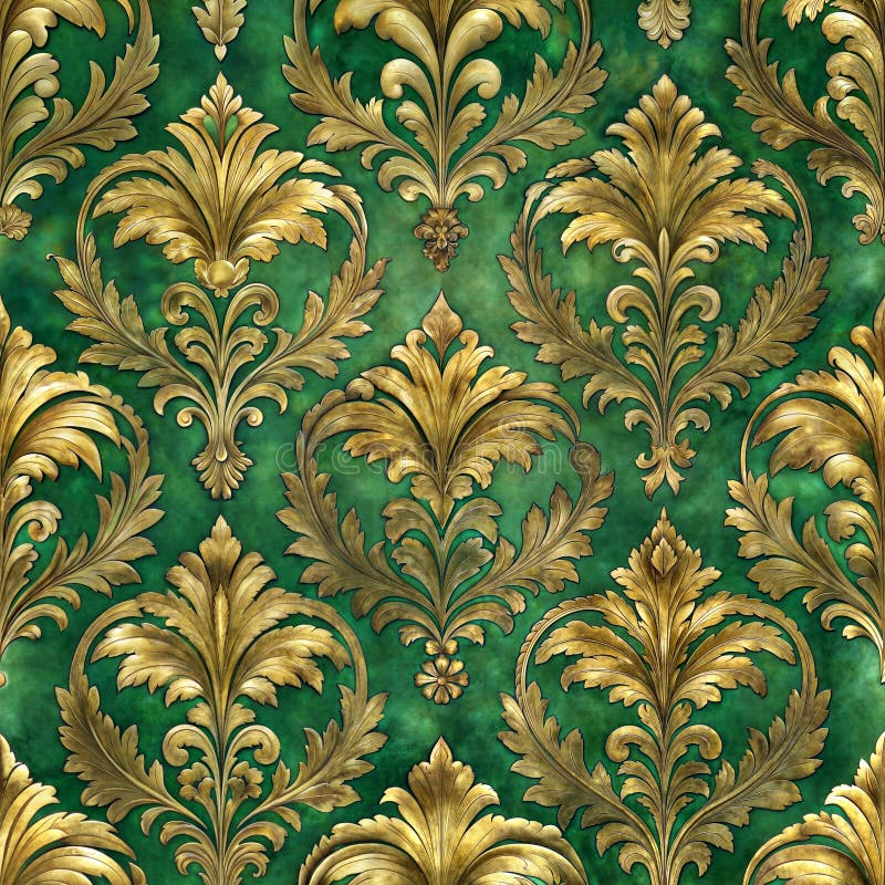 Intricately Detailed Old Wallpapers, Seamless Tile Pattern, AI ...