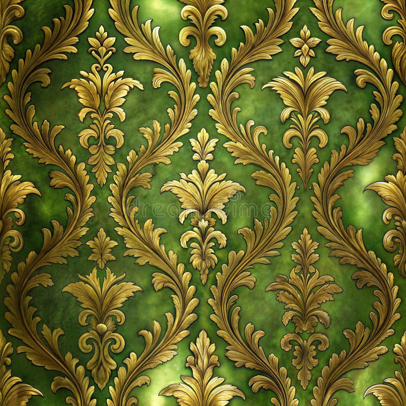 Intricately Detailed Old Wallpapers, Seamless Tile Pattern, AI ...