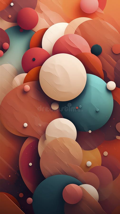 Intricately Layered Symphony of Abstract Shapes and Forms AI Generated ...