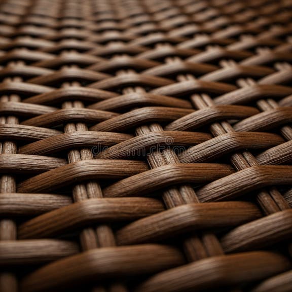 Intricately Woven Basketry Pattern Featuring Dark Brown Strands. the ...