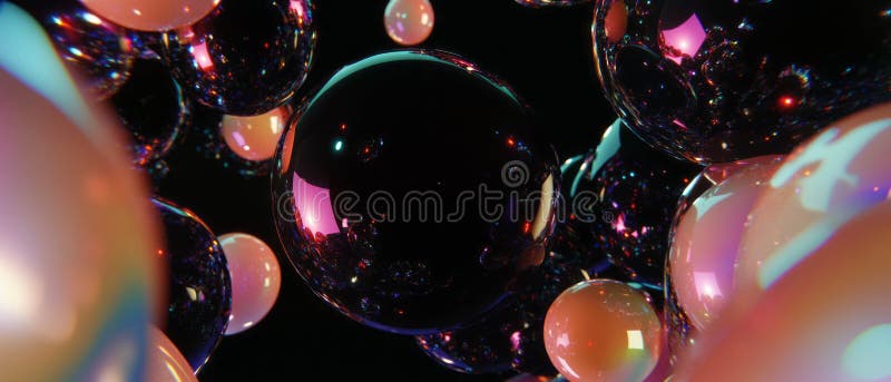 Intriguing Abstract Background of 3D Spheres Revealing Hidden Messages ...