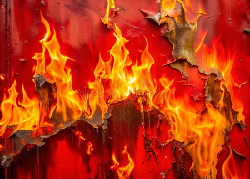 Intriguing Abstract Background Featuring a Dynamic Red Flame Effect ...