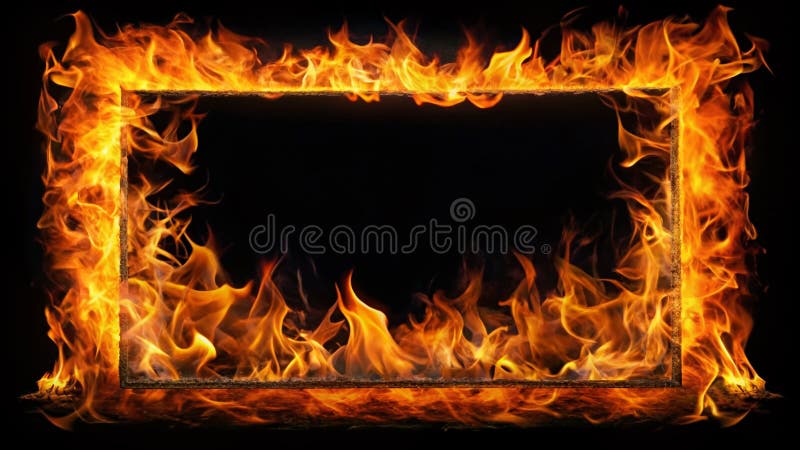 Intriguing Abstract Fire Frame Surreal Photography Captures a Tilted ...