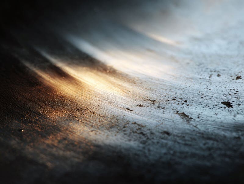 Intriguing Abstract Image with Light Illuminating a Textured, Curved ...