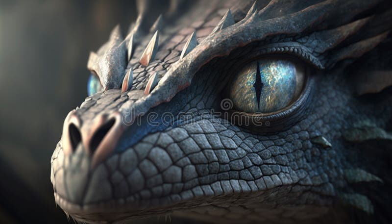 Face Dragon Pov Illustration Stock Illustration - Illustration of ...