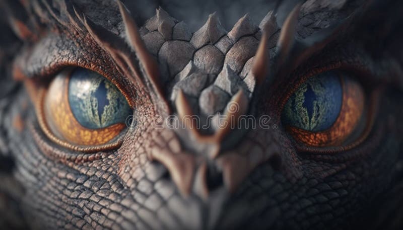 Face Dragon Pov Illustration Stock Illustration - Illustration of ...