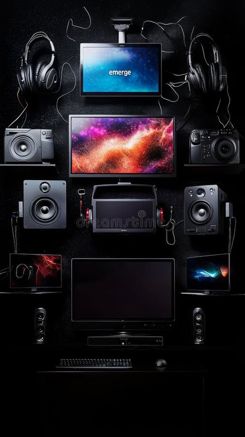 A Stunning Display of Modern Technology Showcasing Creative Multimedia ...