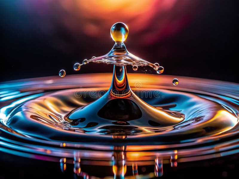 Intriguing Black Liquid Splash a Dynamic Abstract Background for ...