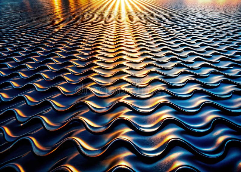 Intriguing Black Steel Wave Pattern a Deep Dive into Industrial Design ...