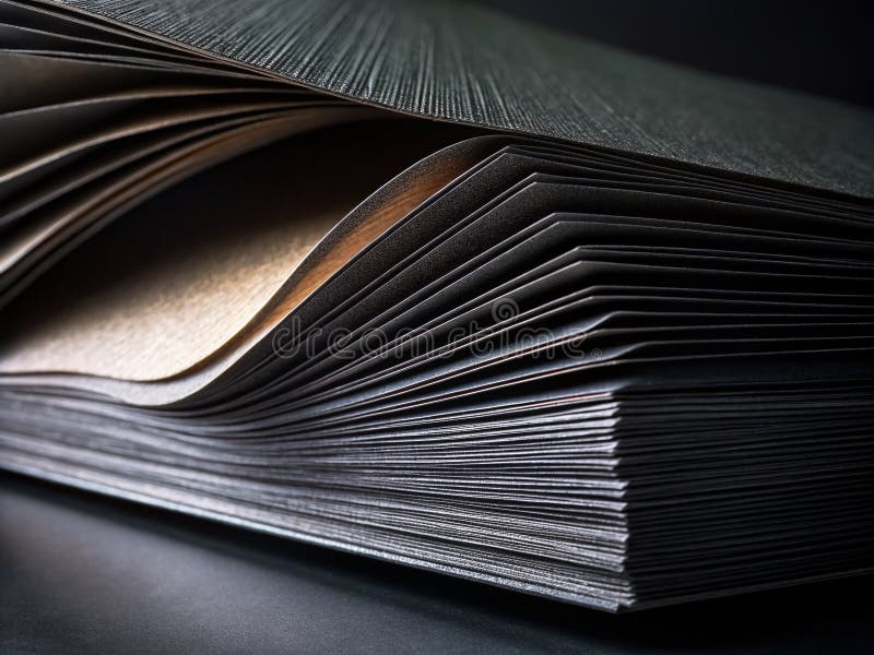 Intriguing Black Texture a Long Exposure Study on Rough Paper Unveiling ...