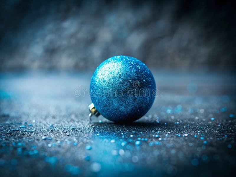 Intriguing Blue Object Against a Textured Dark Gray Background a ...