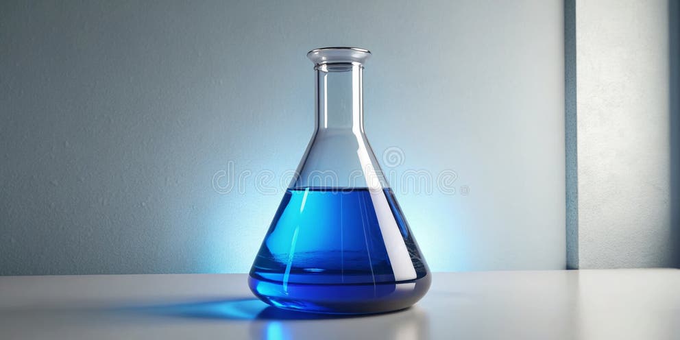 Intriguing Blue Solution in Laboratory Flask a Visual Exploration of ...