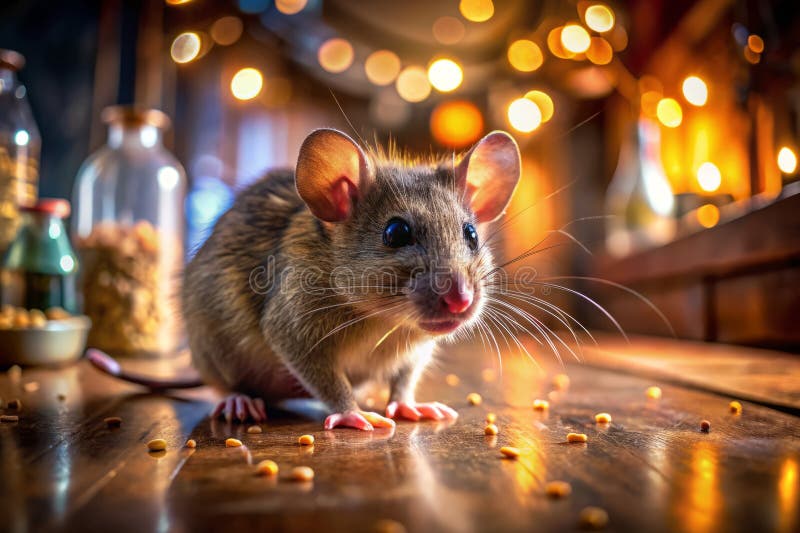Intriguing CloseUp of a Kitchen Rat AIGenerated Macro Photography from ...
