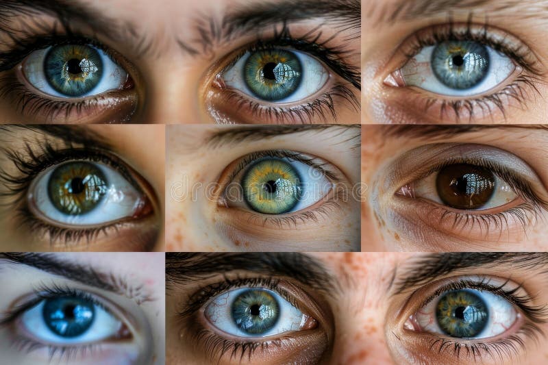Intriguing Collage Displaying a Variety of Human Eyes in Mesmerizing ...