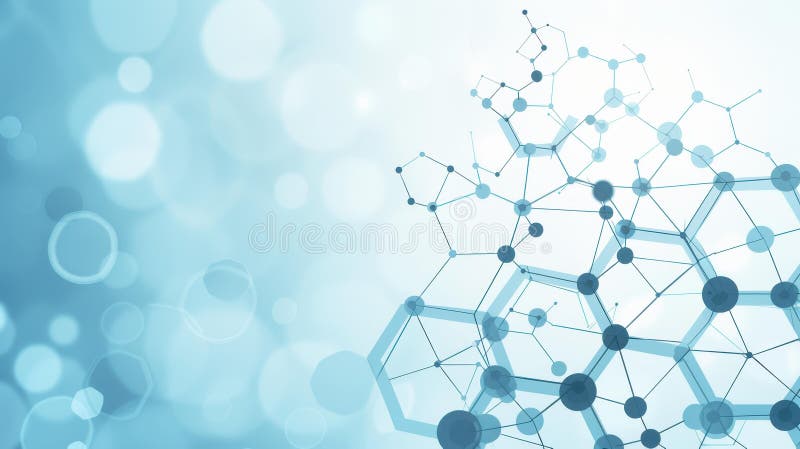 Intriguing Concept Art Featuring Abstract Blue Hexagons and Lines ...