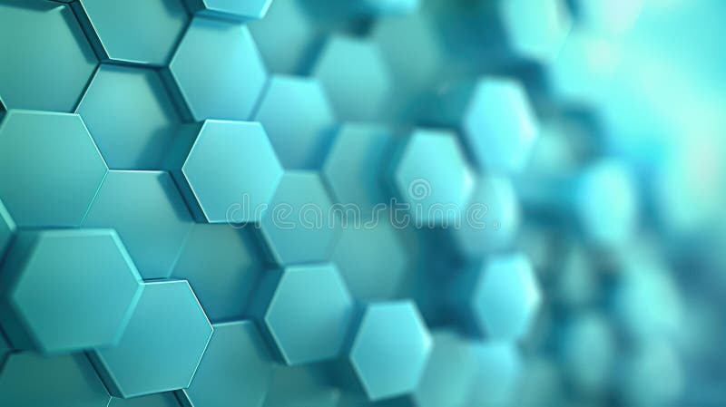 Intriguing Concept Art Featuring Abstract Blue Hexagons and Lines ...