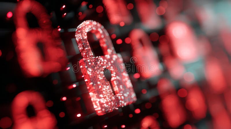 Intriguing Contrast, a Closeup of Dynamic Red and Black Background ...